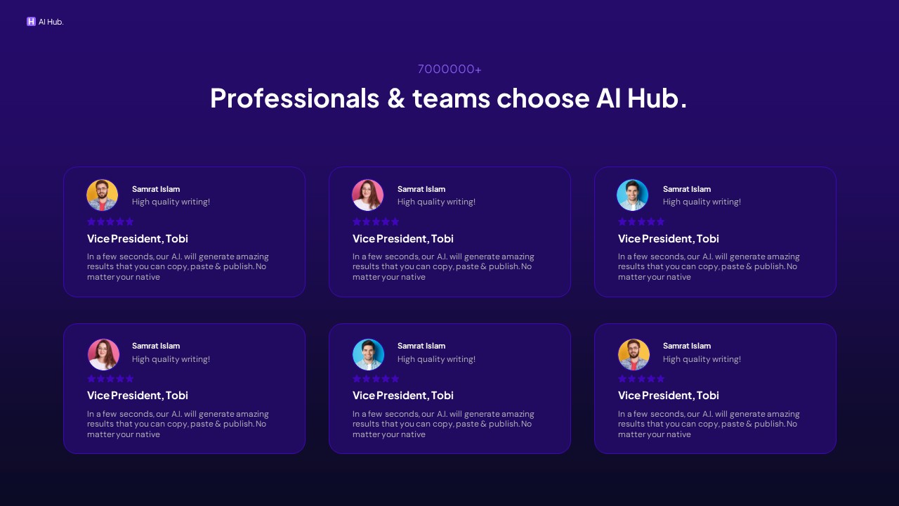 AI Hub PowerPoint Template, Presentation Templates | GraphicRiver