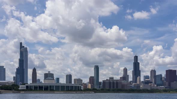Chicago Skyline Summer Time Lapse, Stock Footage | VideoHive