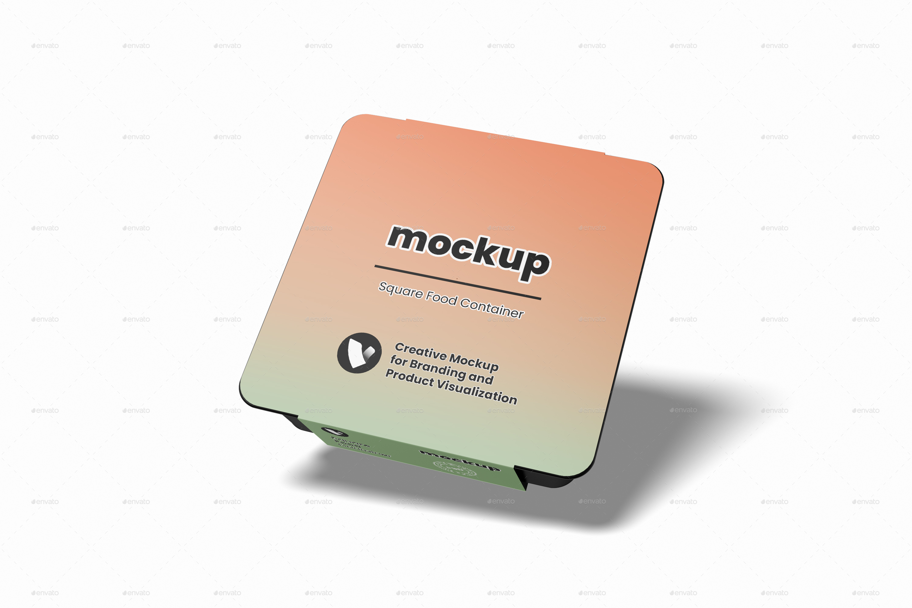 Square Food Container Mockup, Graphics | GraphicRiver