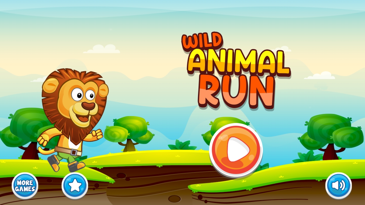 Wild Animal Run + Endless Run Game + Android Studio by SuperGameStudio