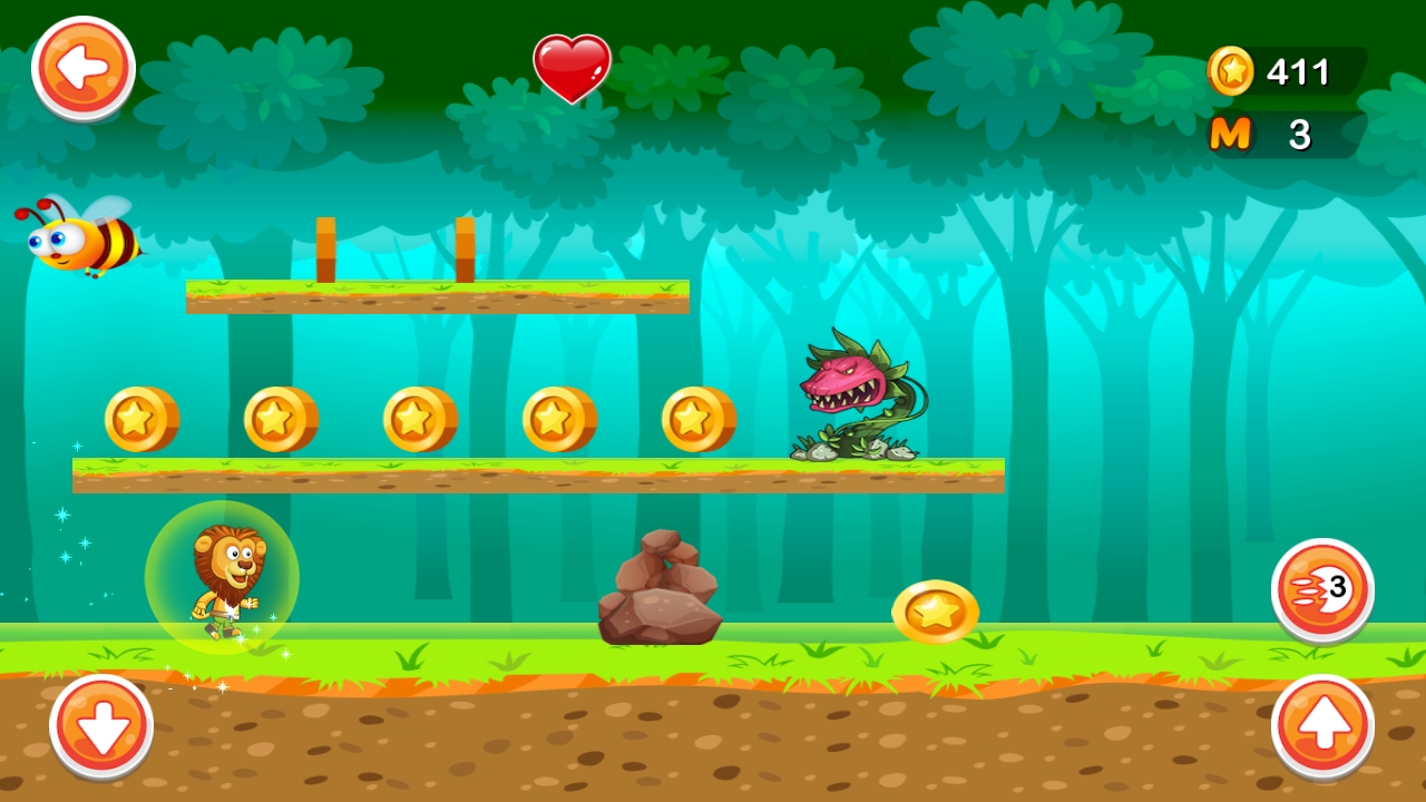 Wild Animal Run + Endless Run Game + Android Studio by SuperGameStudio