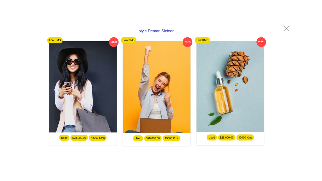 Goriaa | Ecommerce Grid Product Showcase by Meteros | CodeCanyon