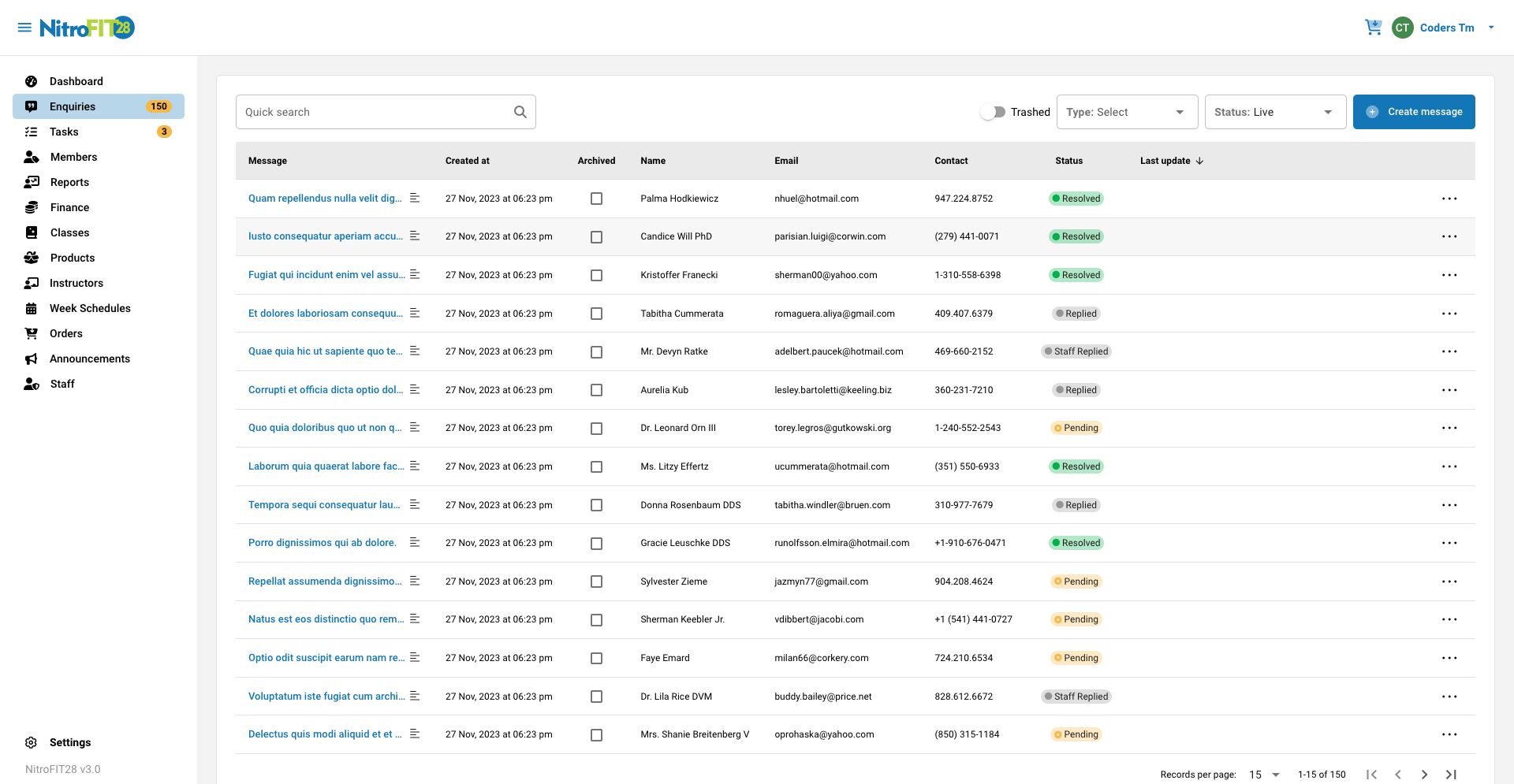 NitroFIT28 | Fitness & Gym Management System by coderstm | CodeCanyon