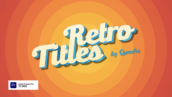 Retro Titles, Premiere Pro Templates | VideoHive