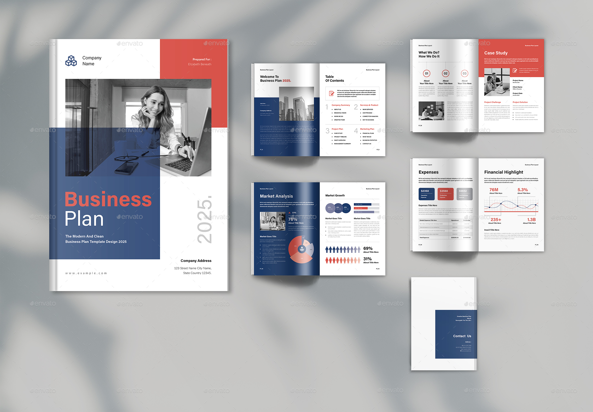 Business Plan Template, Print Templates | GraphicRiver