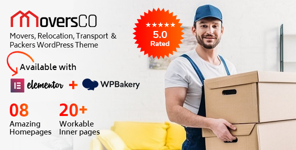 MoversCO - Movers & Packers WordPress Theme by themeStek | ThemeForest