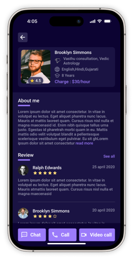 Astrology & Horoscope App template in React Native | AstroCircle ...