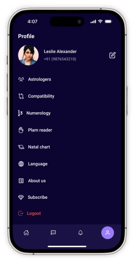 Astrology & Horoscope App template in React Native | AstroCircle ...