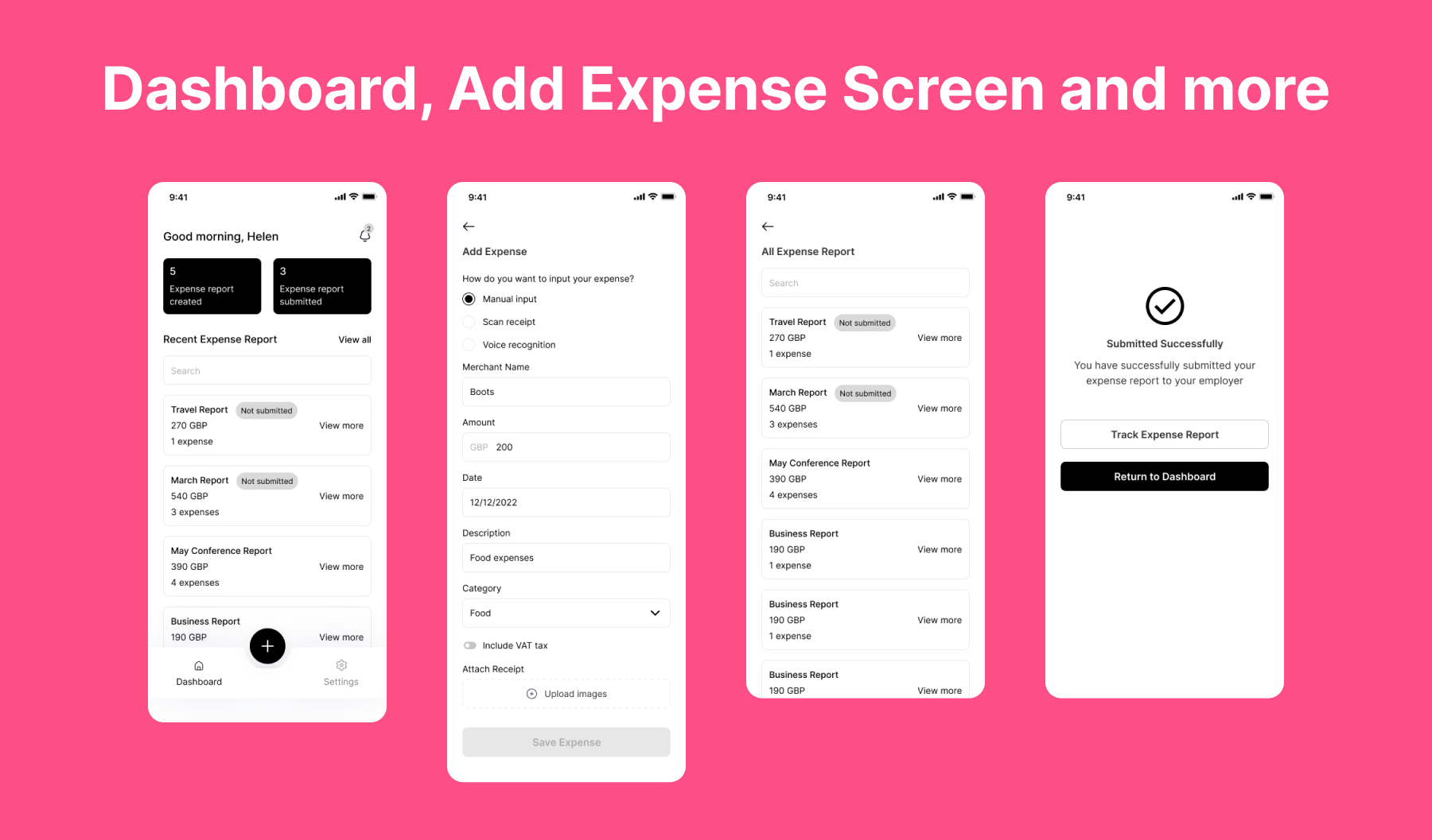 Expense Tracker : Your Personal Finance Tracker App | iOS/Android App ...