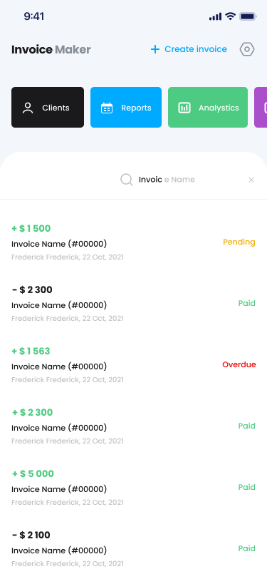 Invoice Maker & Estimate - IOS Source Code Application Swift Template ...