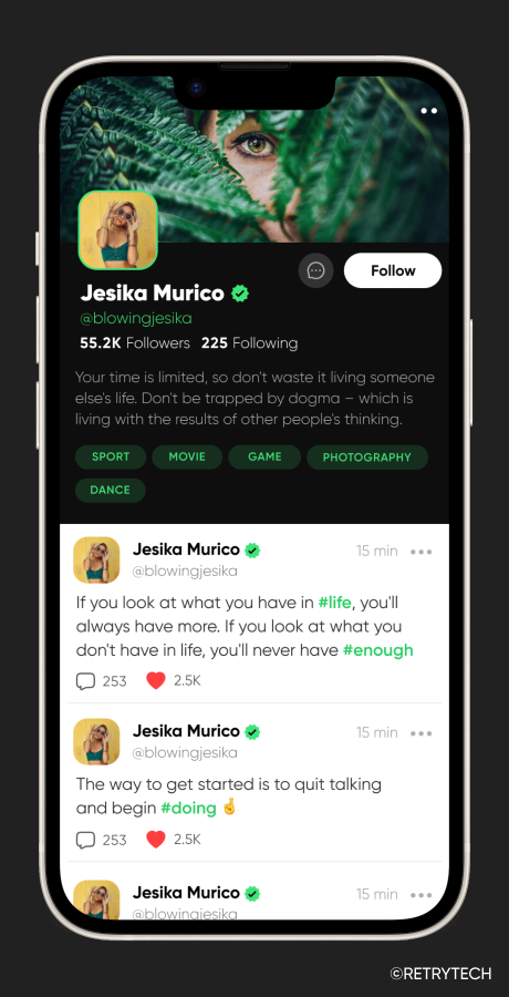 Chatter : Ultimate Social Media with Chat Rooms, Posts, Stories, Chat ...