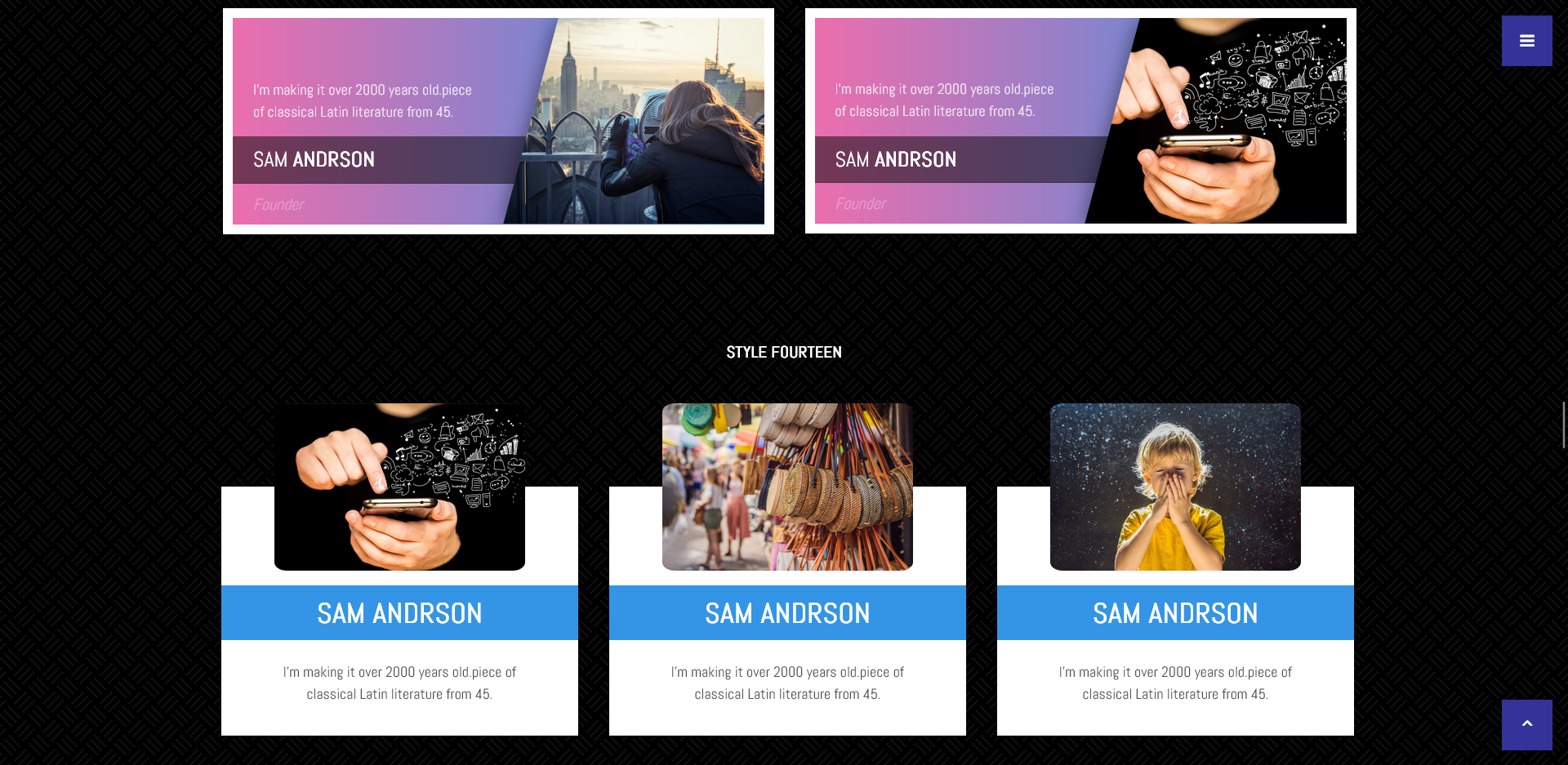 Asmaa - Profile card Grid is a Multipurpose Profile by Meteros | CodeCanyon