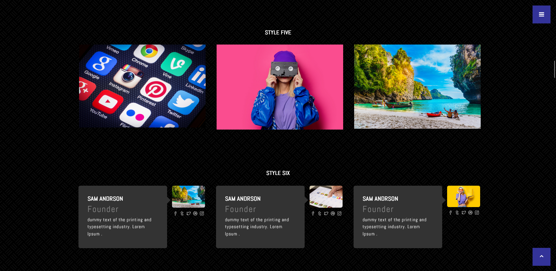Pantherx - Profile card Grid is a Multipurpose Profile by Meteros ...