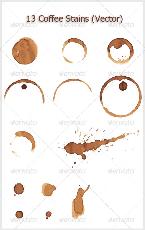 Coffee Stain Vector