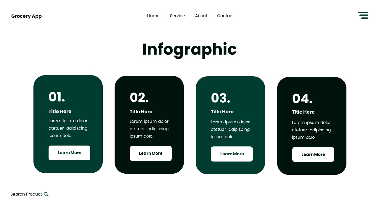 Grocery App - Mobile App Google Slide Templates, Presentation Templates