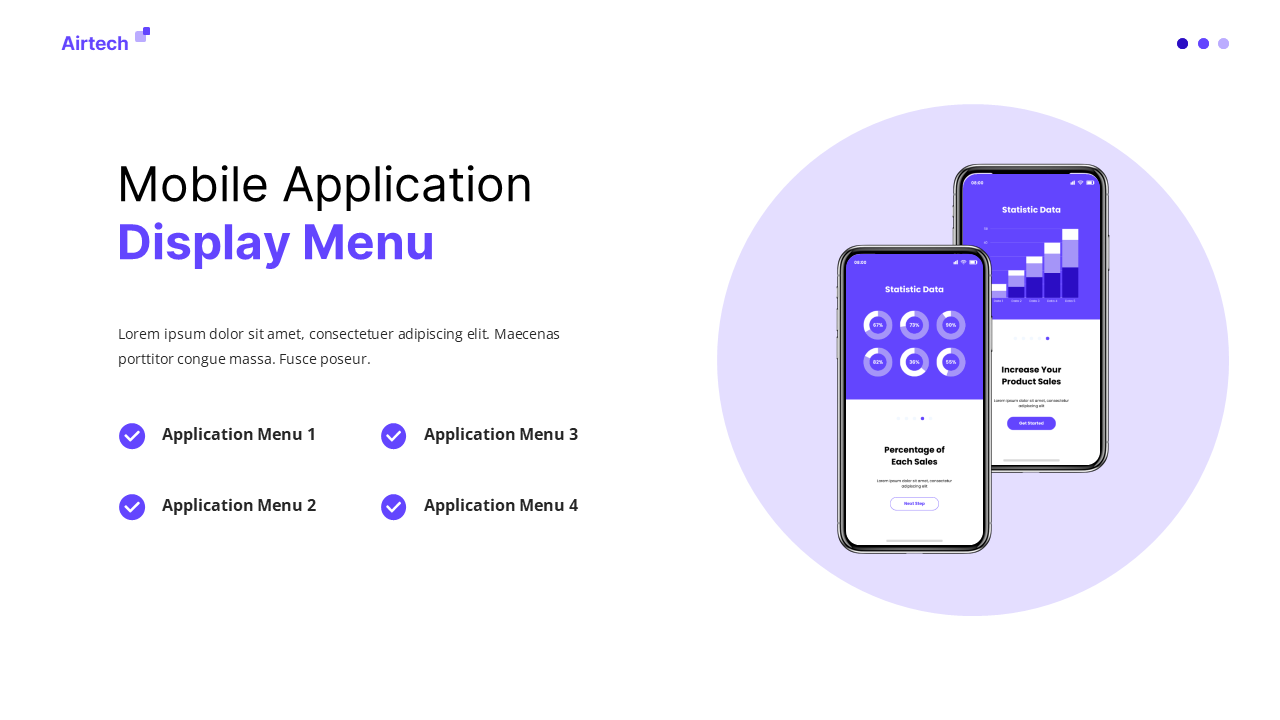 Airtech - Mobile Application Powerpoint Templates, Presentation Templates
