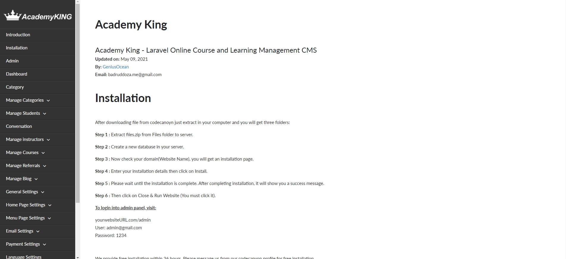 Academy King - Laravel Online Course and Learning Management CMS by ...