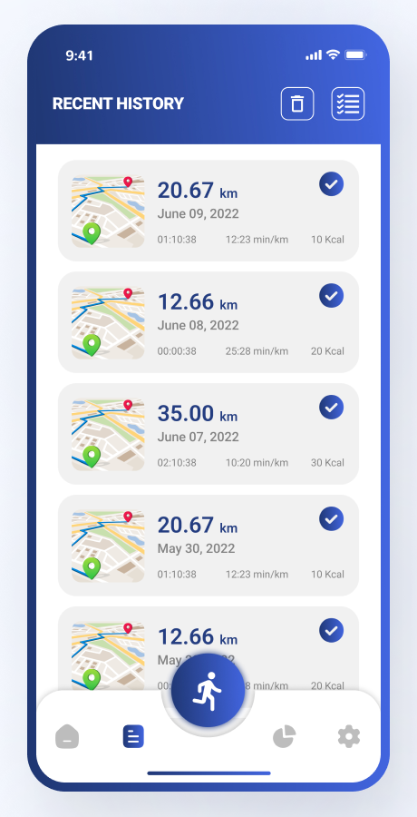 Run Tracker - Android Native App (20 Languages) by Shreyanshi_Infotech