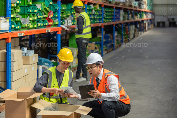 Warehouse staff count inventory for precise stock levels, timely orders ...