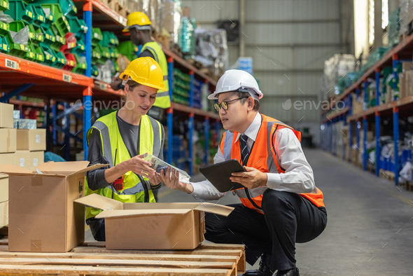 Warehouse staff count inventory for precise stock levels, timely orders ...