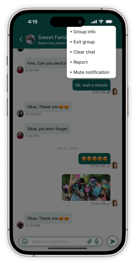 WhatsApp Clone App Template in React Native | Chat & Group Chat App ...