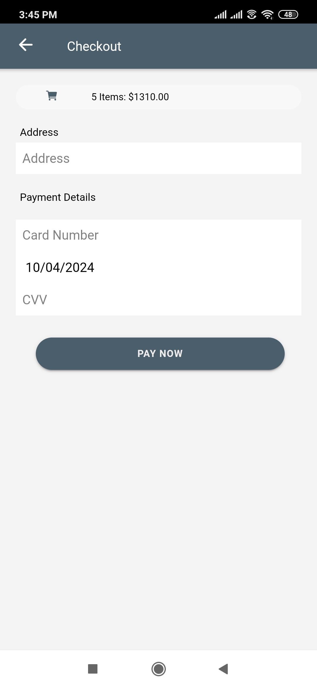 Ionic Furniture App UI Template (Ecommerce app UI) by k29solutions