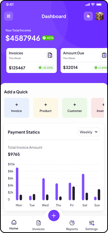 Kanakku - Invoice and Billing Management React Native Template by ... Kanakku - Invoice and Billing Management React Native Template by ...