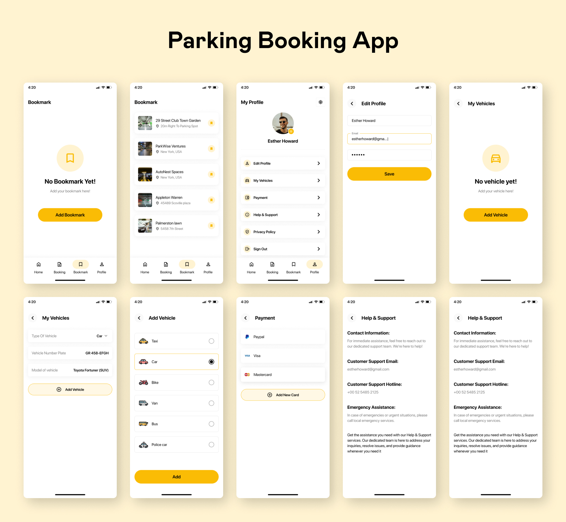 Parking Finder UI template | FindMySpot App in Flutter | ParkSpotter ...