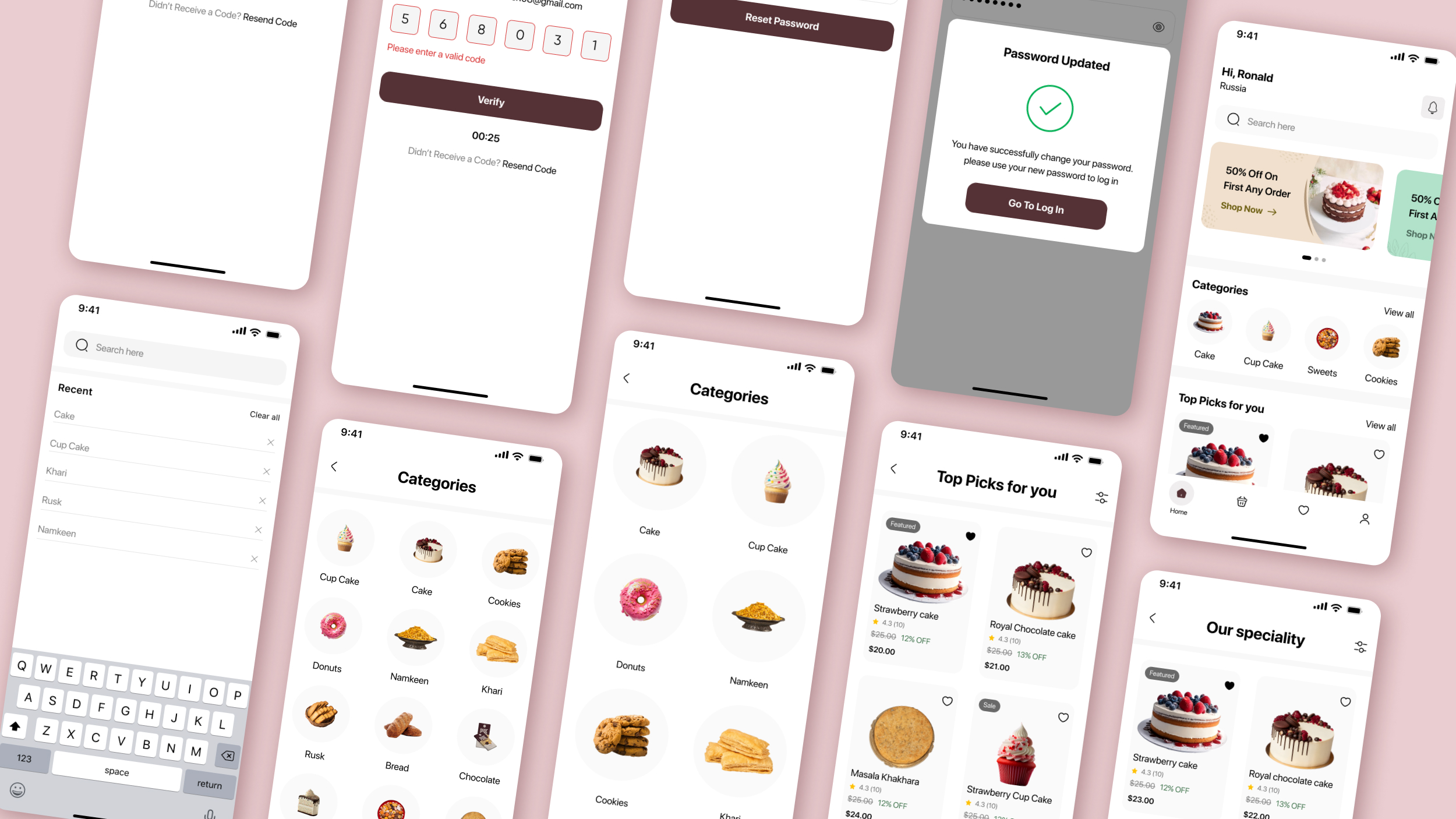 Bakery Shop App - E-commerce Store app in Flutter 3.x (Android, iOS) with WooCommerce Full App ...