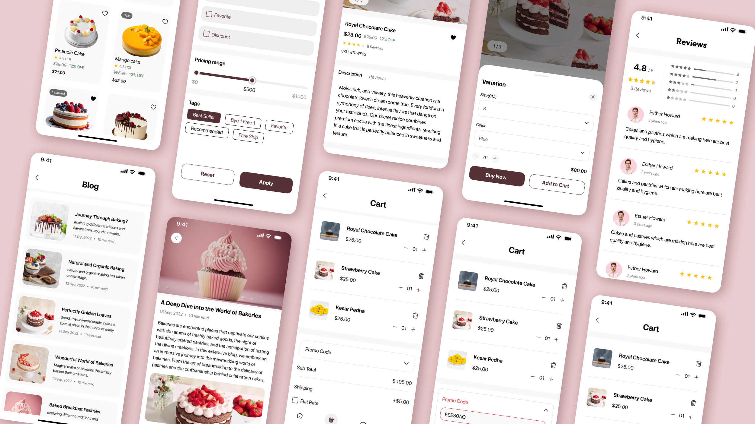 Bakery Shop App - E-commerce Store app in Flutter 3.x (Android, iOS) with WooCommerce Full App ...