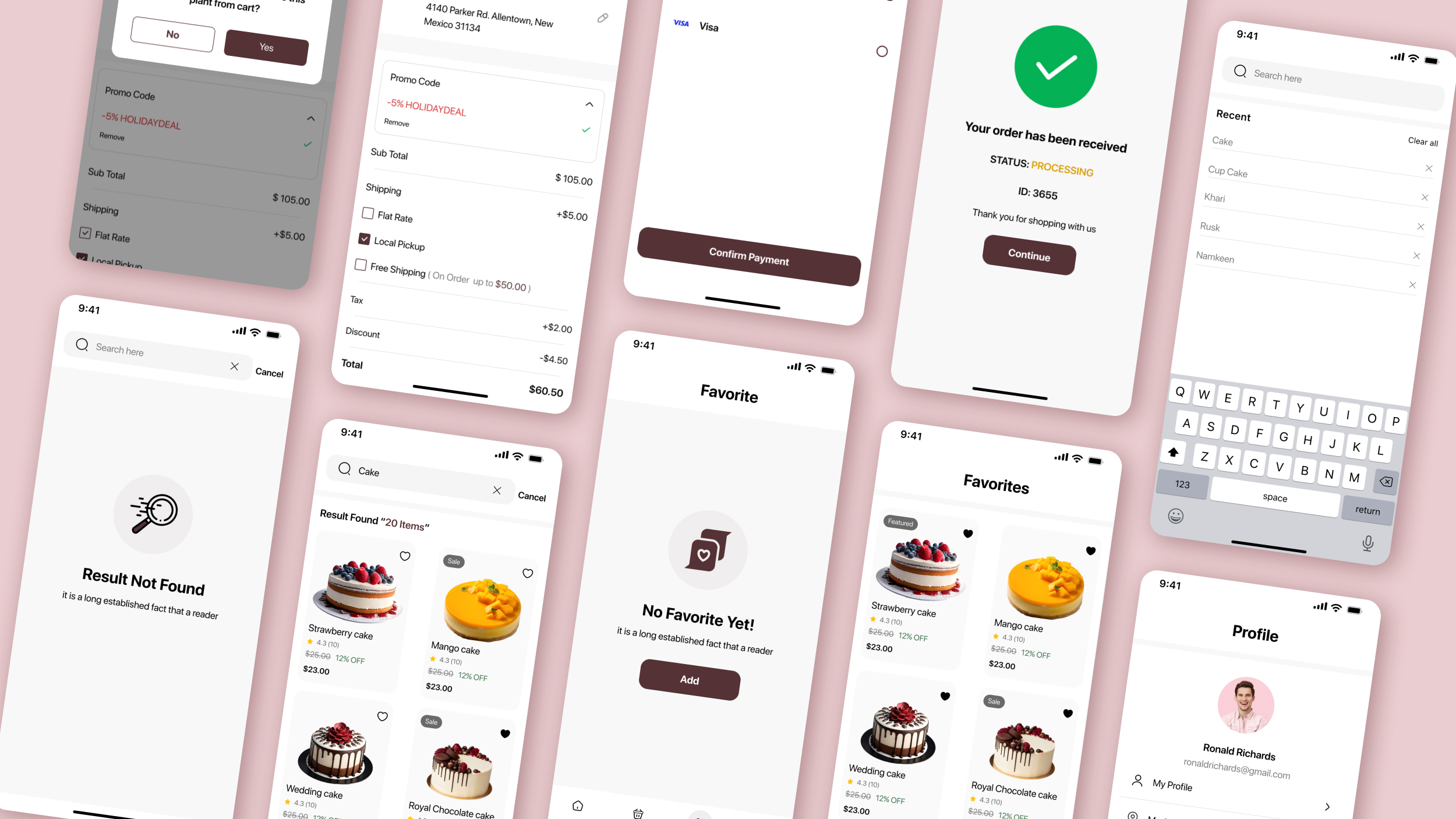 Bakery Shop App - E-commerce Store app in Flutter 3.x (Android, iOS) with WooCommerce Full App ...