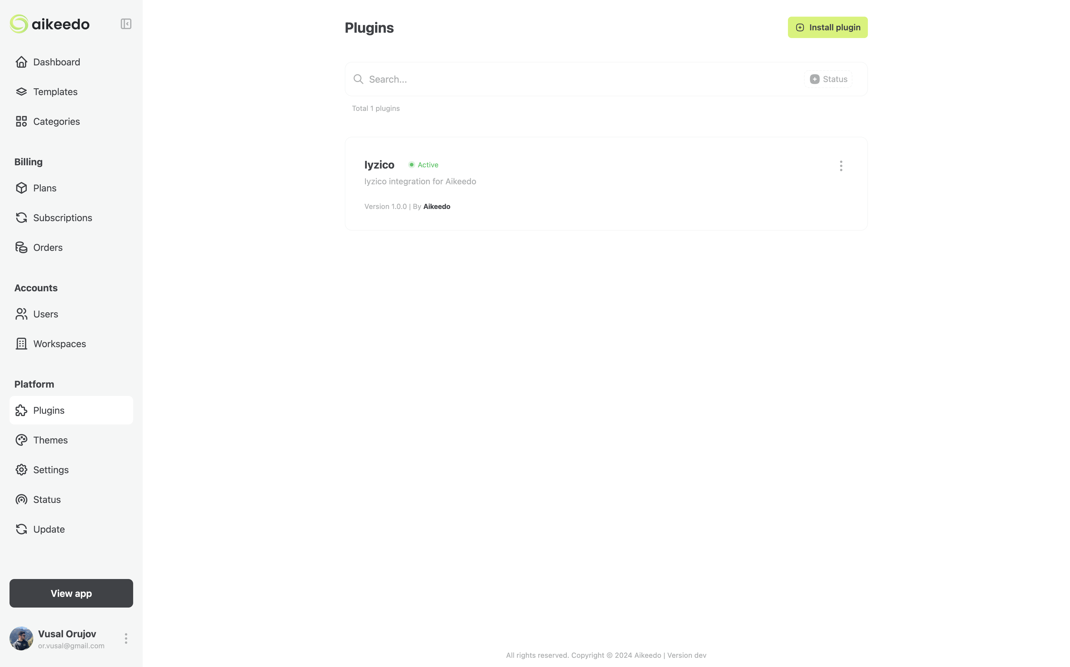 Iyzico Payment Gateway - Aikeedo Plugin by heyaikeedo | CodeCanyon
