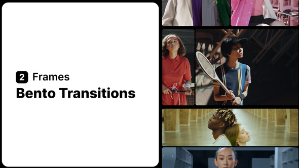 Bento Transition 2 Frames, After Effects Project Files | VideoHive