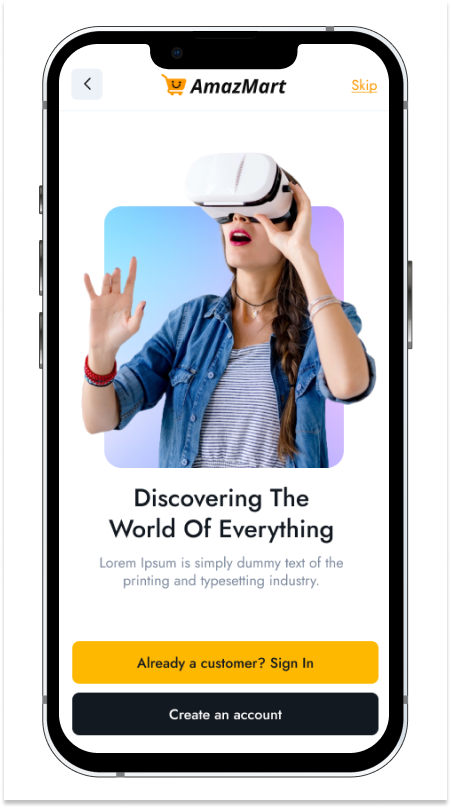 AmazMart - React Native CLI eCommerce Mobile App Template by IndianCoder