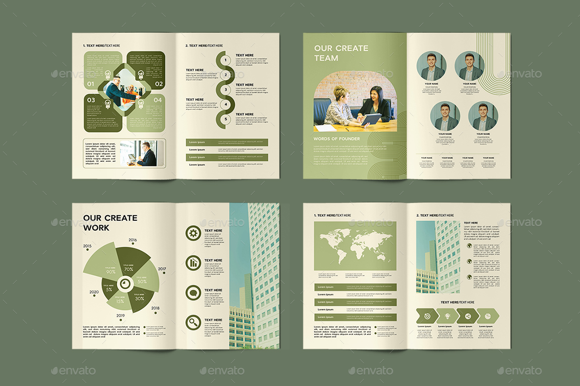 Company Profile Template, Print Templates | GraphicRiver