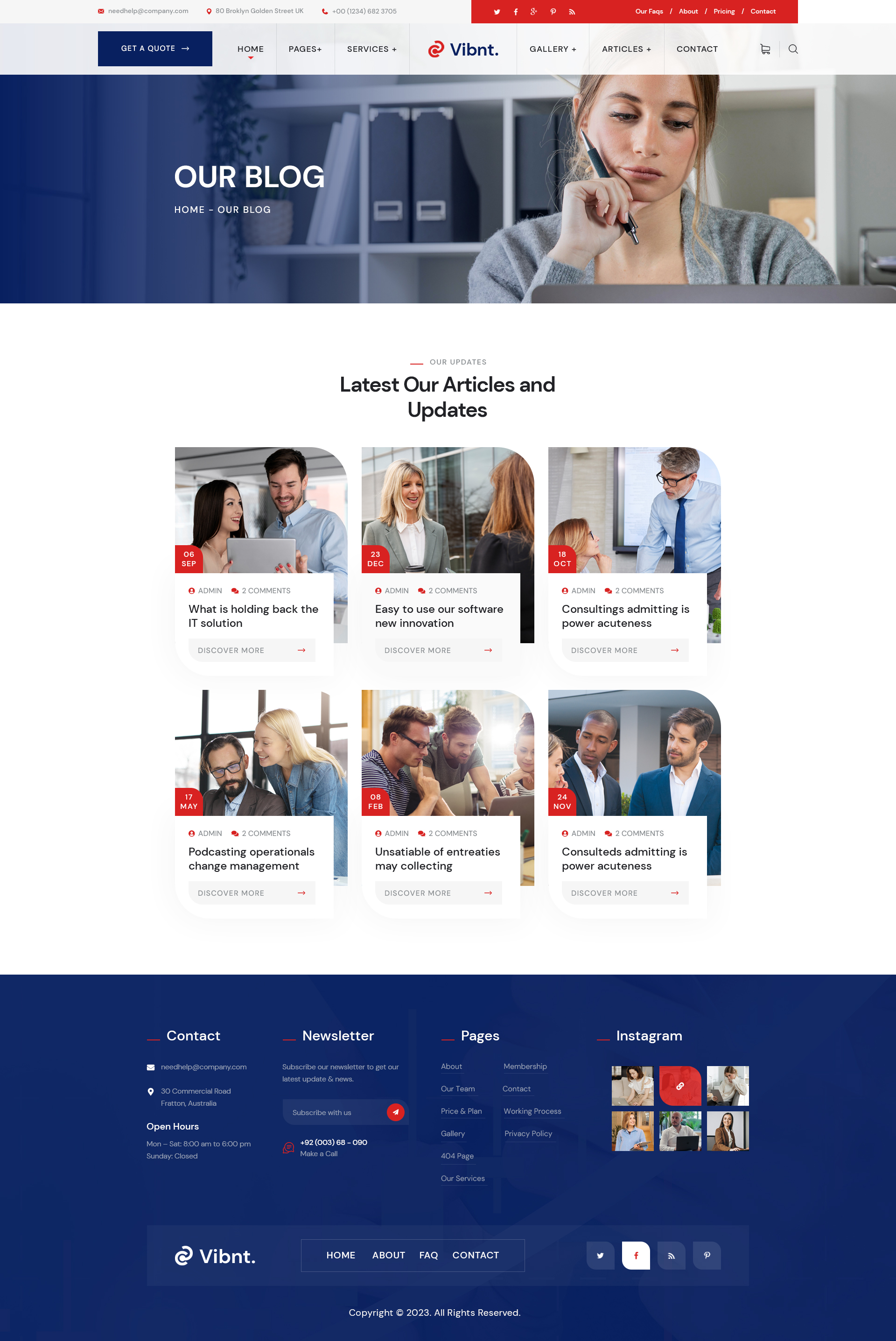 Vibnt Creative Digital Agency Figma Template by WebBmasda | ThemeForest