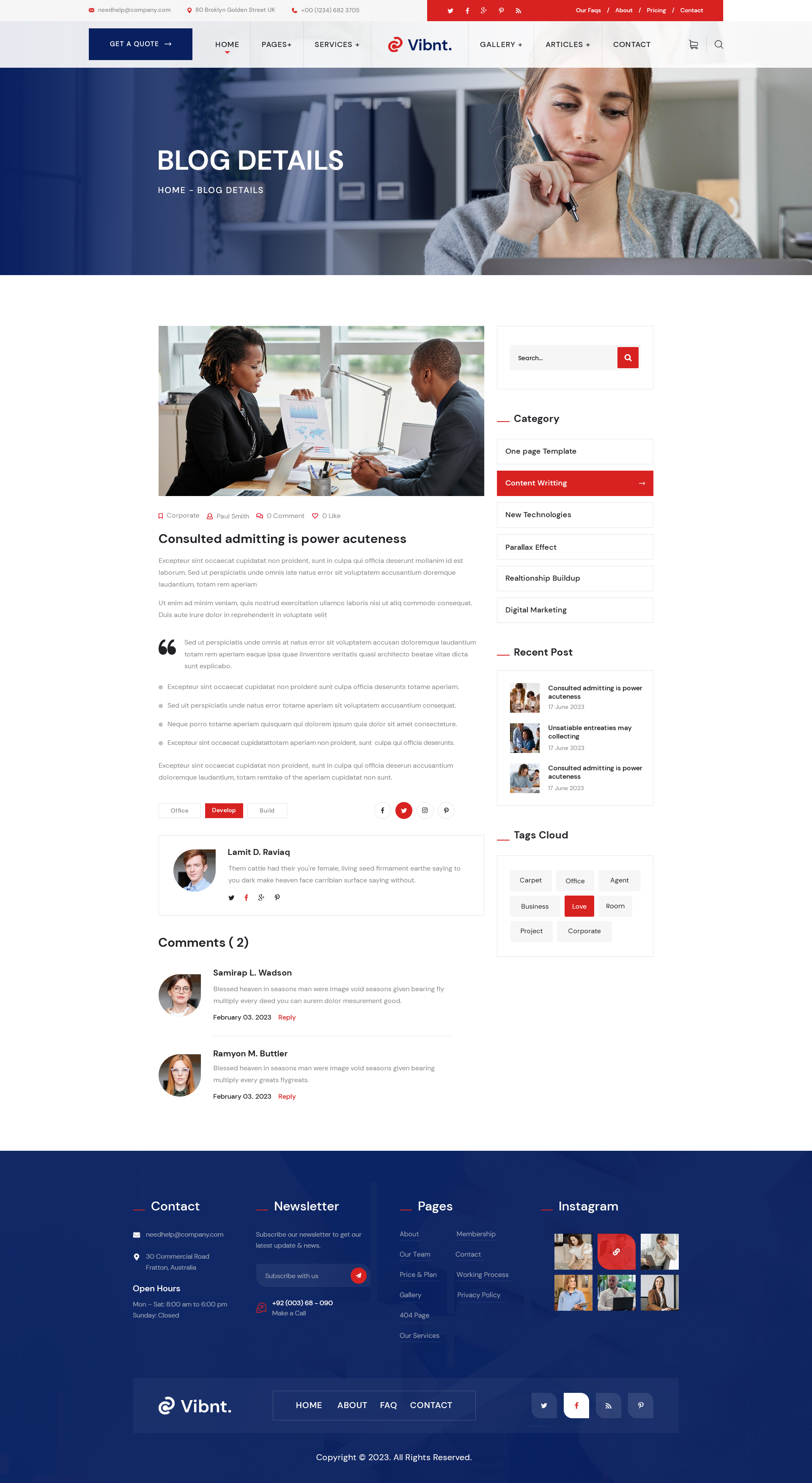 Vibnt Creative Digital Agency Figma Template by WebBmasda | ThemeForest