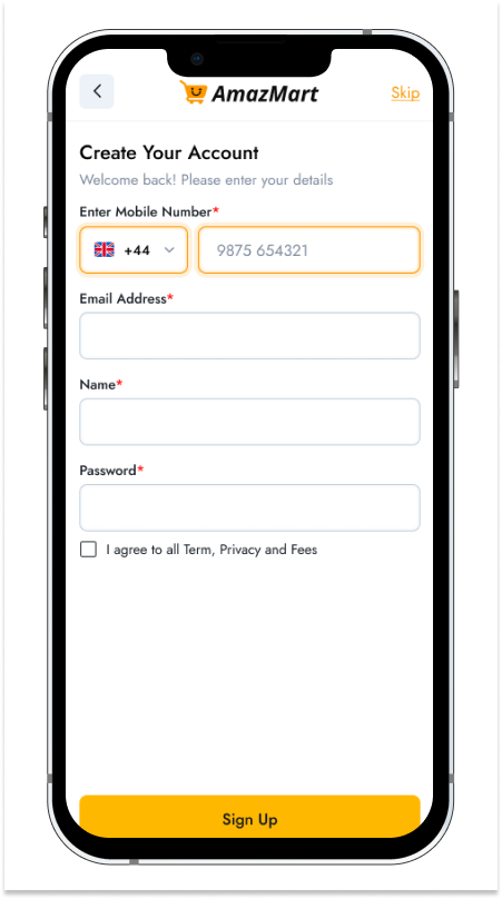 AmazMart - React Native Expo eCommerce Mobile App Template by IndianCoder