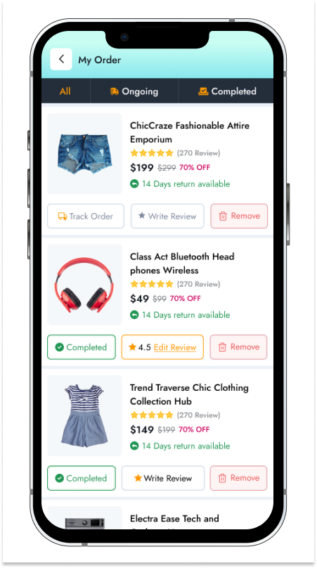 AmazMart - React Native Expo eCommerce Mobile App Template by IndianCoder