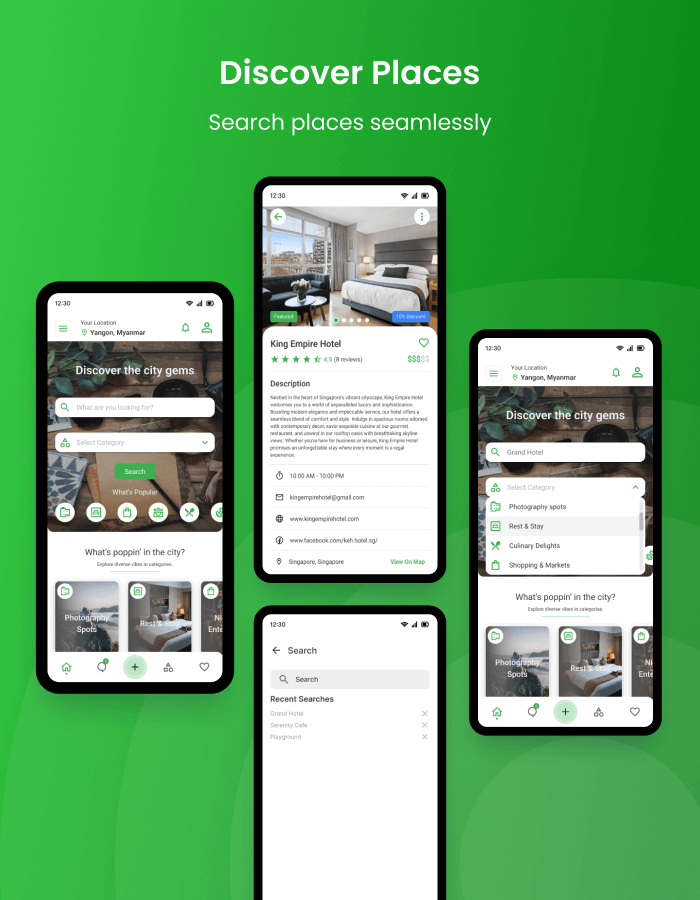 City Guide : Complete Directory Listing Platform (Frontend, Mobile App ...