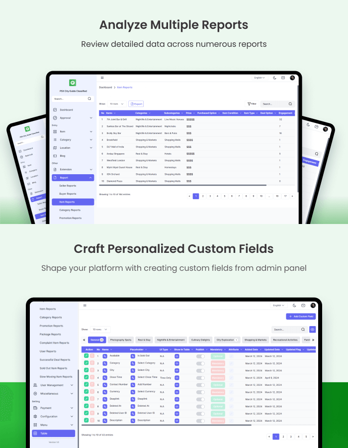 City Guide : Complete Directory Listing Platform (Frontend, Mobile App ...