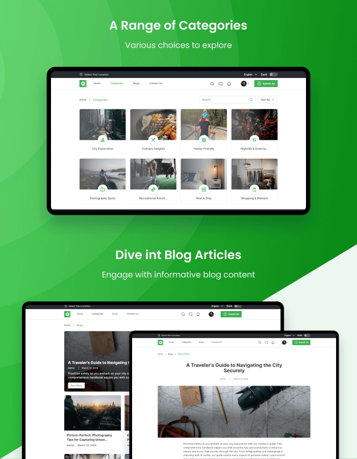City Guide : Complete Directory Listing Platform (Frontend, Mobile App with Admin Panel)1.2.8 by ...