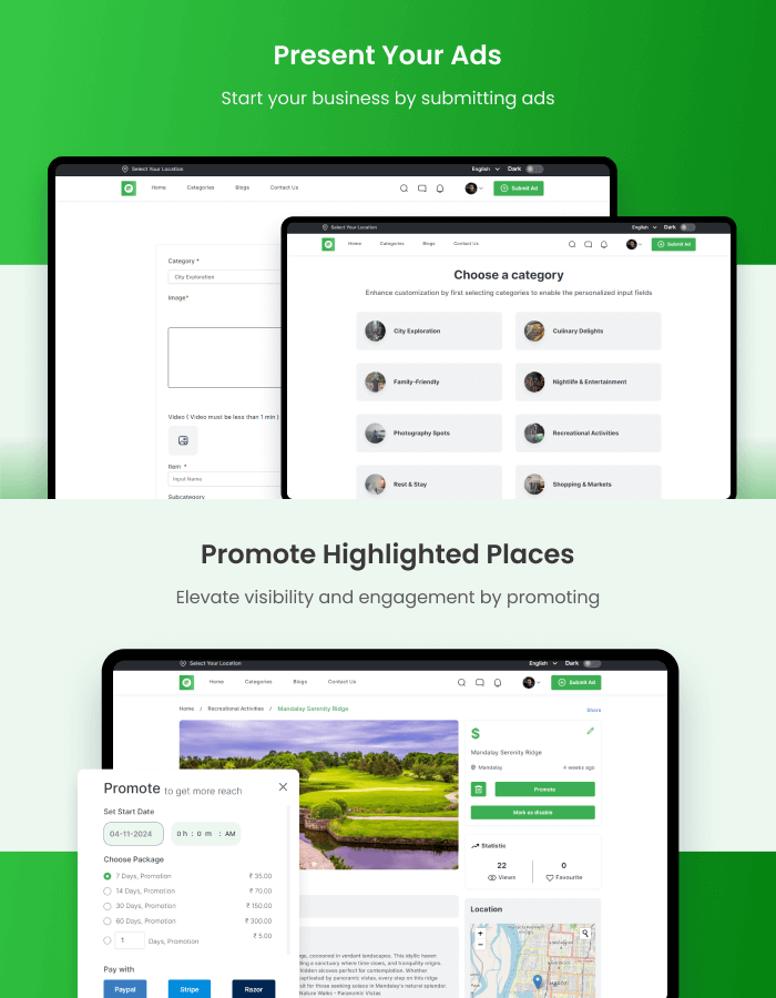 City Guide : Complete Directory Listing Platform (Frontend, Mobile App with Admin Panel)1.2.8 by ...