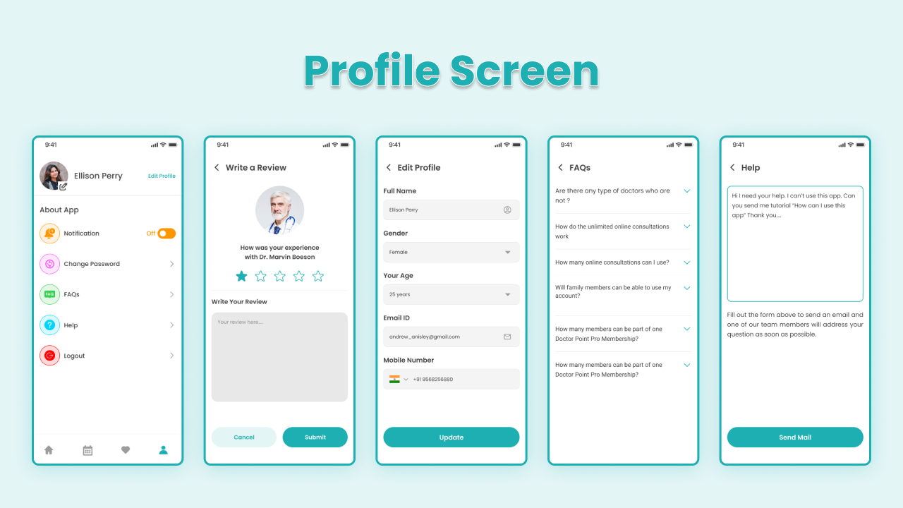 DoctorAppointment - React Native CLI template | Patient App | Book Doctor appoinment | Android ...