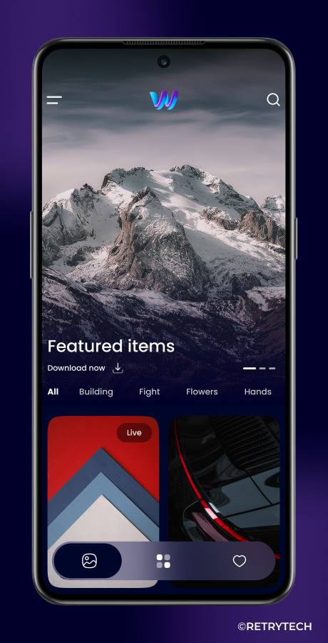 Sphere : Live Wallpaper App | Android Wallpaper app with admin panel ...