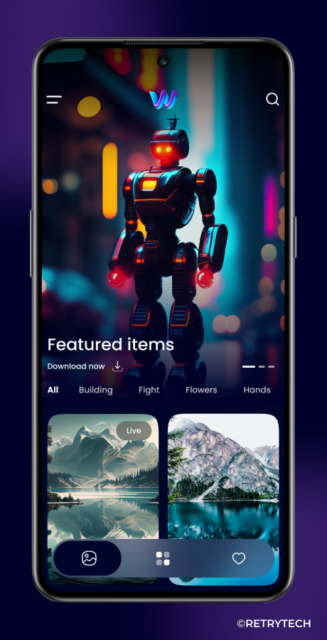 Sphere : Live Wallpaper App | Android Wallpaper app with admin panel ...