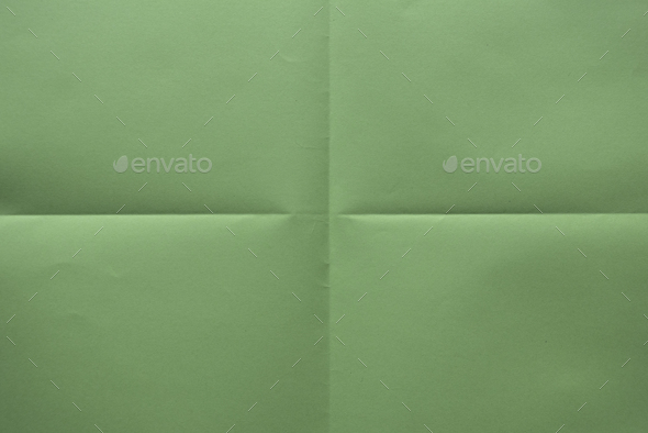 Folded green color paper for background. Stock Photo by rfaizal707