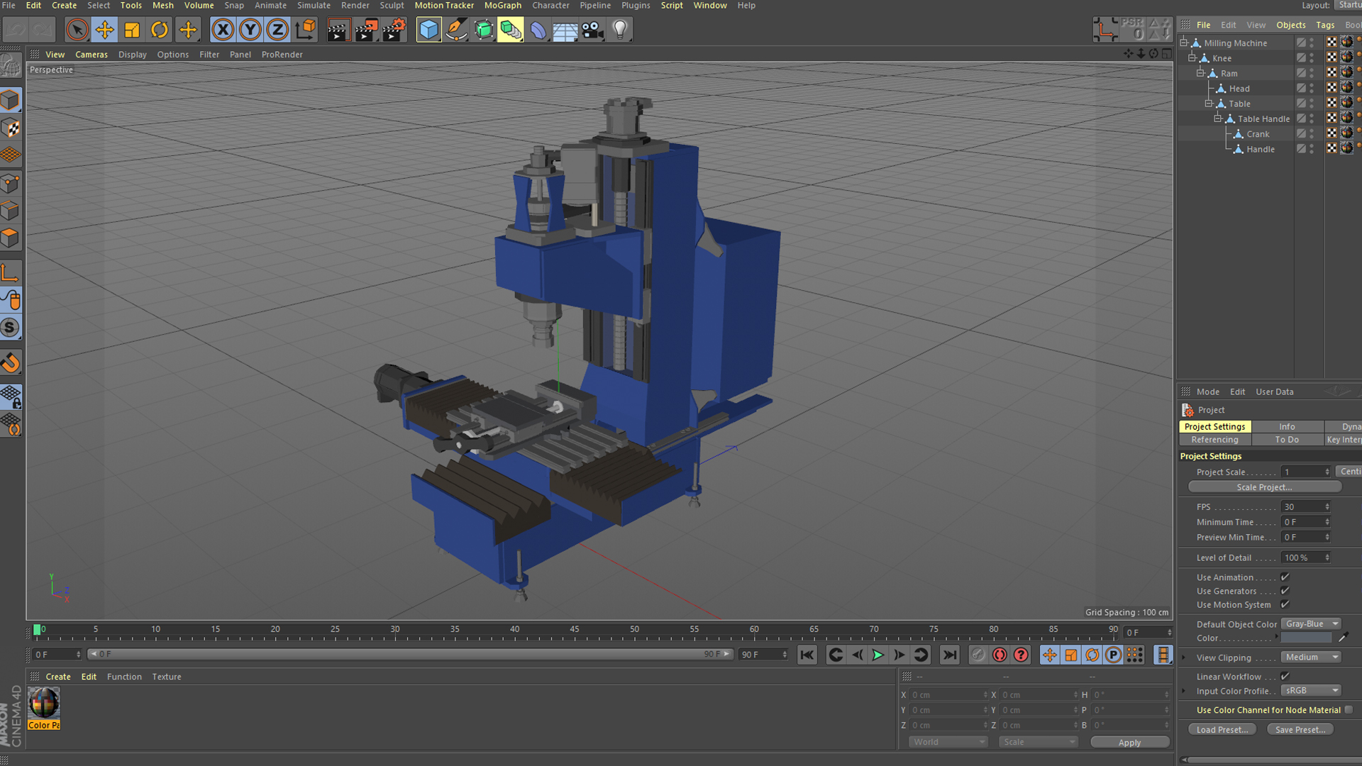 Milling Machine Tool by multimedia4d | 3DOcean