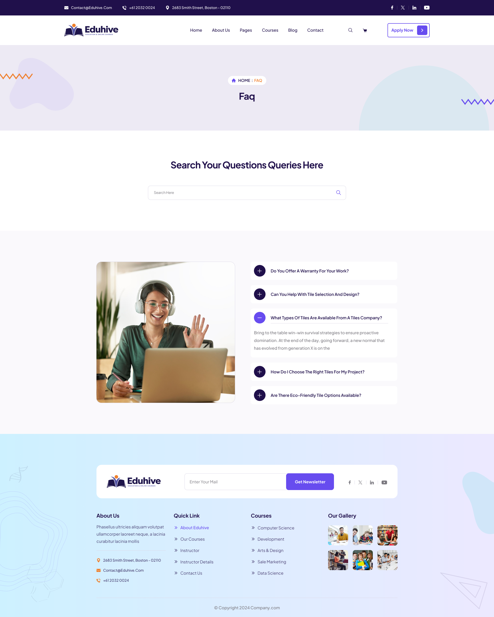 Eduhive - Education & Online Courses Figma Template by Pixydrops ...