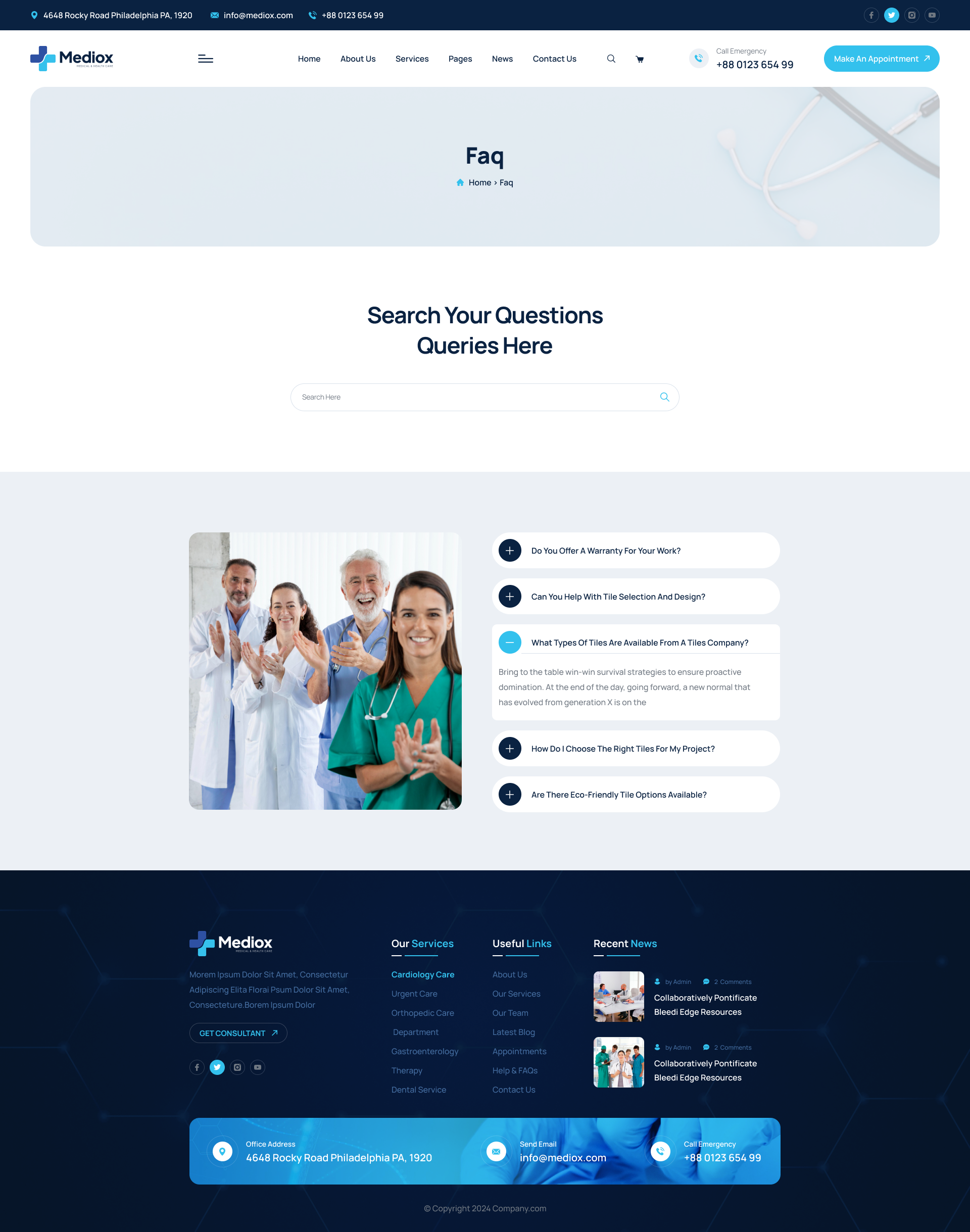 Mediox - Medical & Healthcare Figma Template by Pixydrops | ThemeForest
